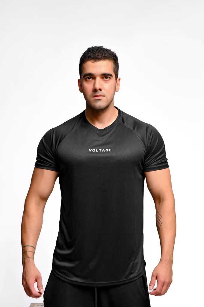 Pulse Dri Fit Tee Men - Black - Voltage Fitness
